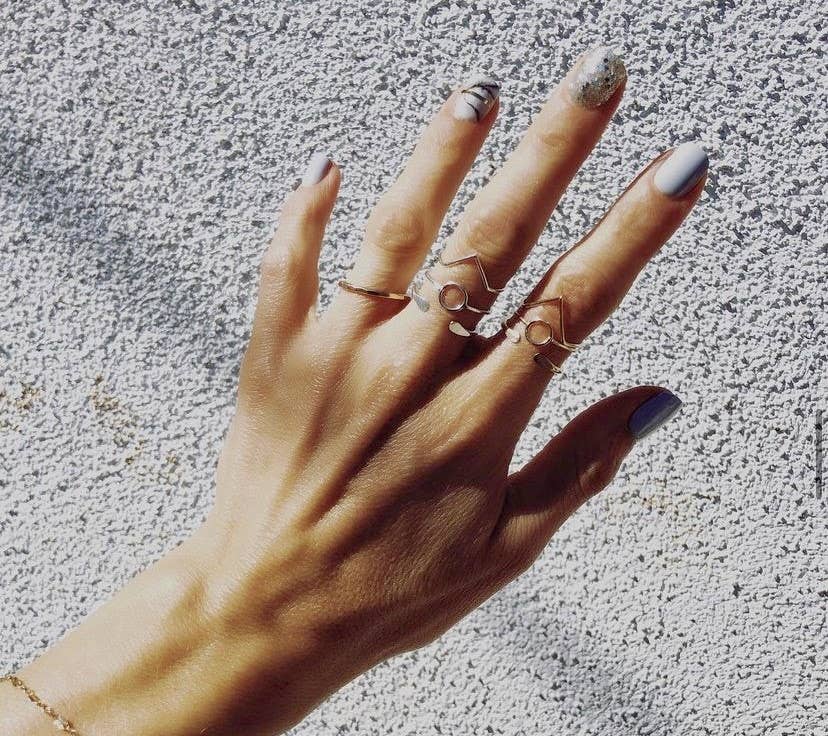 Diana Chevron Ring | Poppy Street